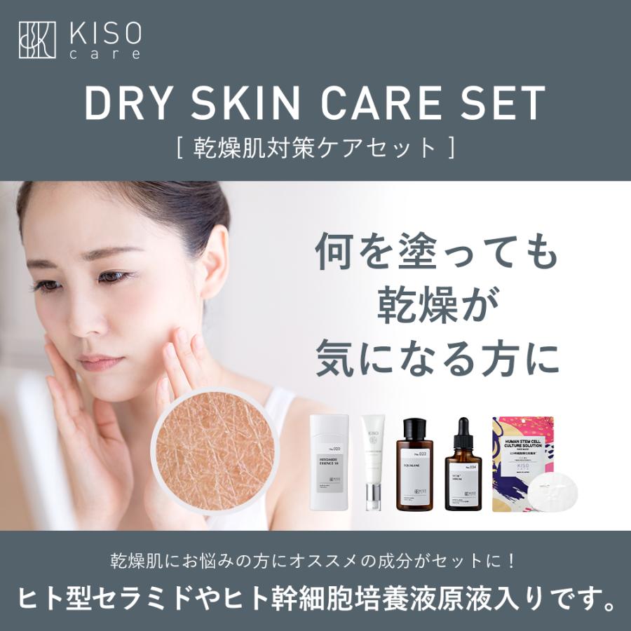 乾燥肌 対策 スキンケア 5点セット セラミド スクワラン ビタミンC 美容液 ヒト幹細胞順化培養液 パック 化粧水 クリーム 日本製 母の日ギフト 送料無料 : kiso-k20-k23 ...