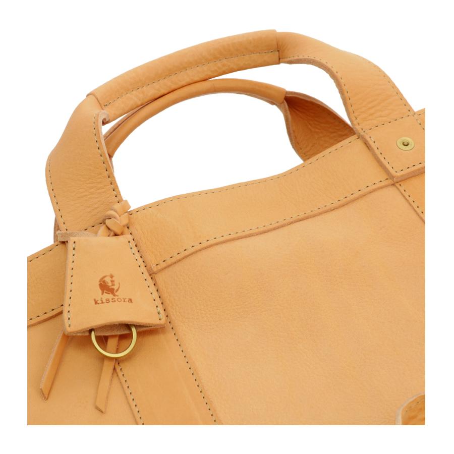 キソラ トートバッグ B4 ショルダーズナチュラル 本革 ヌメ革 メンズ レディース KIIS-107 日本製 kissora │ 大きい 牛革 レザー イタリアンレザー :kiis-107 ...