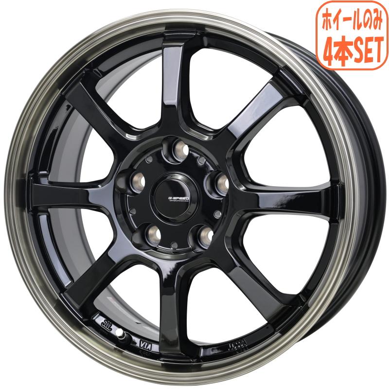 HOT STUFF フォレスターSK セレナ シビック ホイール4本 Gスピード P-08 17インチ 7J +48 5/114.3 業者様法人様送料無料 : タイヤ屋キトキト飯田店 - 通販 ...