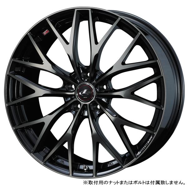 WEDS ノア ヴォクシー 70系 80系/フリード GB5〜GB8/etc 新品ホイールのみ4本 LEONIS MX 15インチ 6.0J +53 5H 114.3P PBMC/TI 個人宅 ...