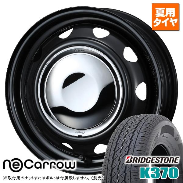 WEDS ハイゼット/アトレー/エブリィ/etc ブリヂストン K370 145/80R12 80/78N & Neocarrow 12インチ 3.50B +34 12Hマルチ : タイヤ屋 ...