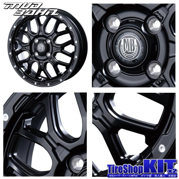 MONSTA TYRES ハスラー/エブリィ/アトレー/デリカミニ/etc モンスタ RTハイブリッド 165/65R14 & MUD BAHN XR-800M 14インチ 4.5J +45 ...