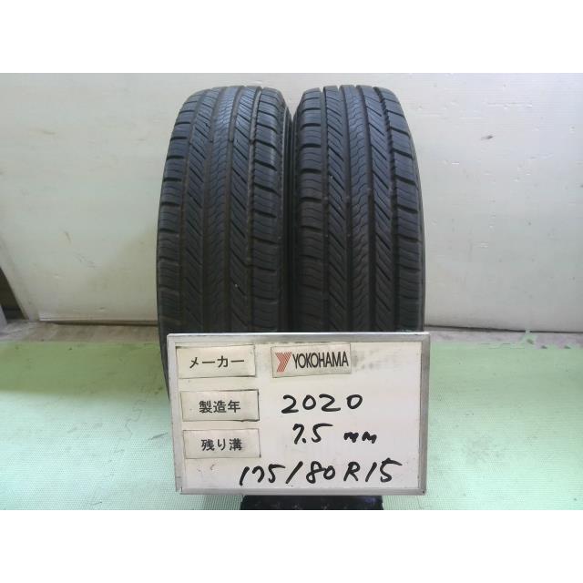 中古 ヨコハマ タイヤ 175/80R15 : キタグチ ヤフー店 - 通販 - Yahoo!ショッピング