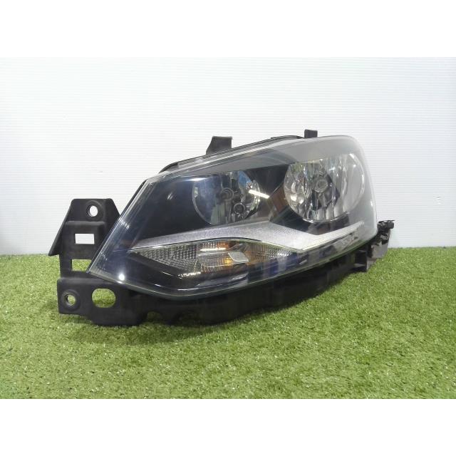 VW フォルクスワーゲン ポロ TSI 6R 6RCBZ H22年 右ハンドル 純正 ハロゲン 左 ヘッドライト ヘッドランプ ...