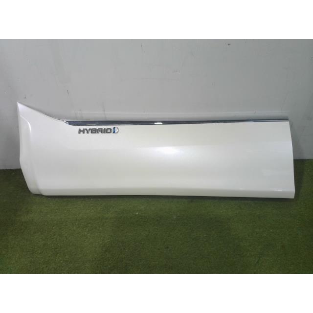 エスティマ トヨタ AHR20W ハイブリッド 純正 左 フロントドア プロテクターモール パール 070 75621-28030 個人宅配送 ...