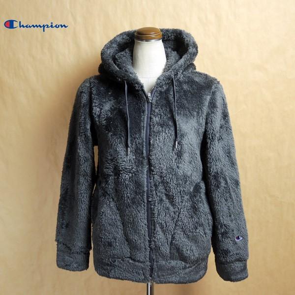 Champion チャンピオン レディース シェルパフリース ジップ フード ジャケット CW-L604 : 着太郎ヤフー店 - 通販 - Yahoo!ショッピング