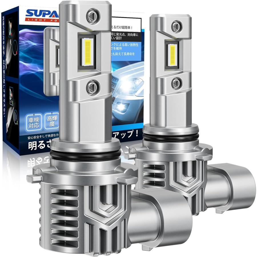 【訳アリ】SUPAREE PRO HB3 HB4 led ヘッドライト フォグランプ ハイビーム ロービーム 6500K 12V車用 ファンレス LEDバルブ : SUNVIC合同会社 ...