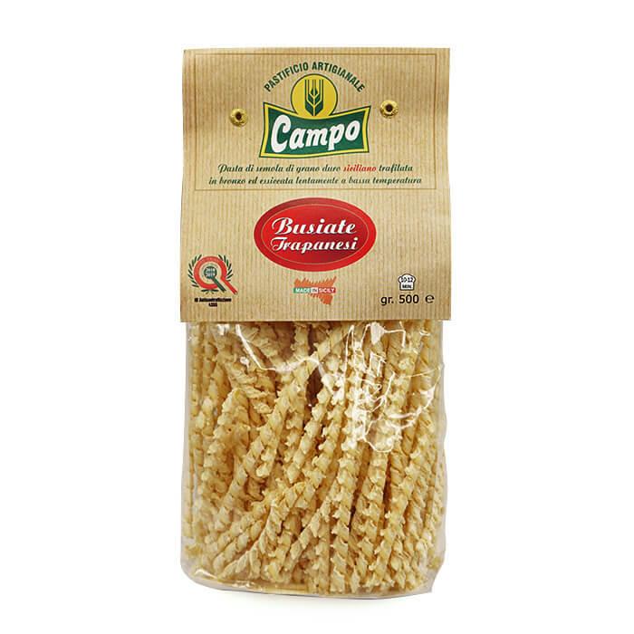 カンポ ブジアーテ トラパネージ 500g【キャンセル・返品・交換不可】Campo Busiate Trapanesi パスタ : アド ...