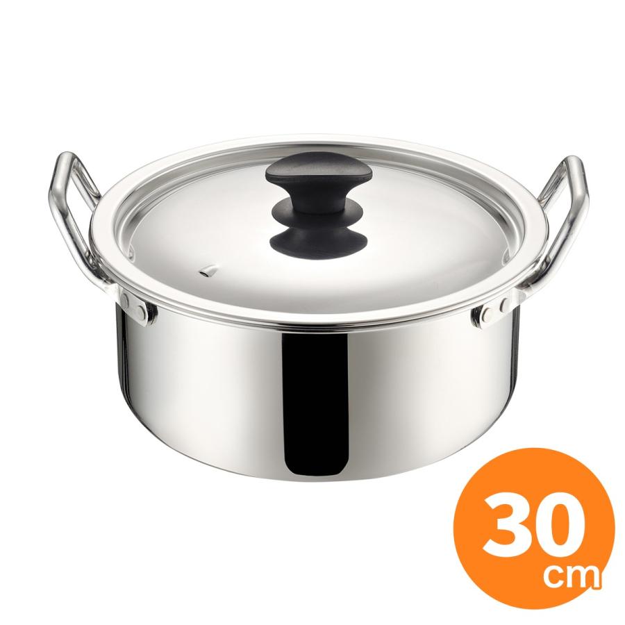 ステンレス製両手鍋 MT ALEプロ＆煮込み鍋 30cm IH対応 煮込鍋 : 072135030 : キッチングッズ柳屋 ヤフー店 - 通販 - Yahoo!ショッピング