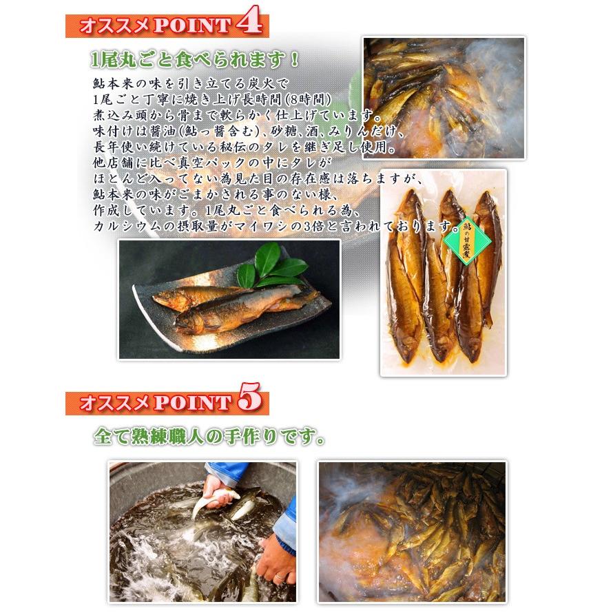 炭火焼き 鮎の甘露煮 140g×3パック 420gの大容量 喜連川 湧水仕立て 鮎 わけあり特価 : きつれがわの鮎 匠 - 通販 - Yahoo!ショッピング
