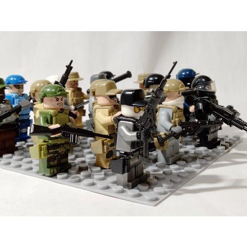 ハイクオリティ 特殊部隊 バラエティセット 16体入り！ カッコイイ装備付き レゴ互換 LEGO プレゼント ブロック互換 送料無料 : 一葉 ...
