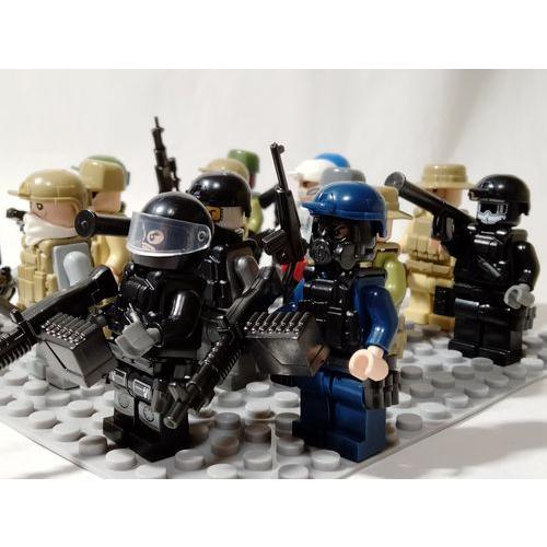 ハイクオリティ 特殊部隊 バラエティセット 16体入り！ カッコイイ装備付き レゴ互換 LEGO プレゼント ブロック互換 送料無料 : 一葉 ...