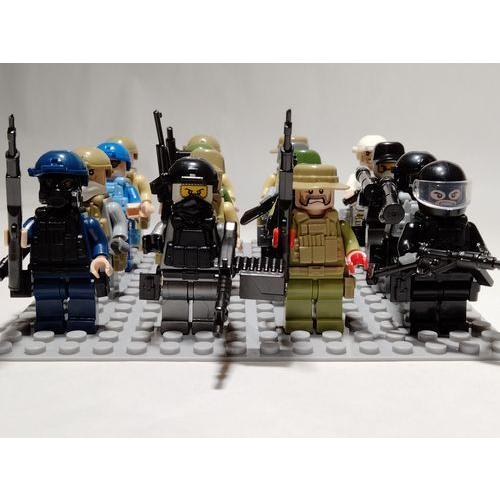 ハイクオリティ 特殊部隊 バラエティセット 16体入り！ カッコイイ装備付き レゴ互換 LEGO プレゼント ブロック互換 送料無料 : 一葉 ...