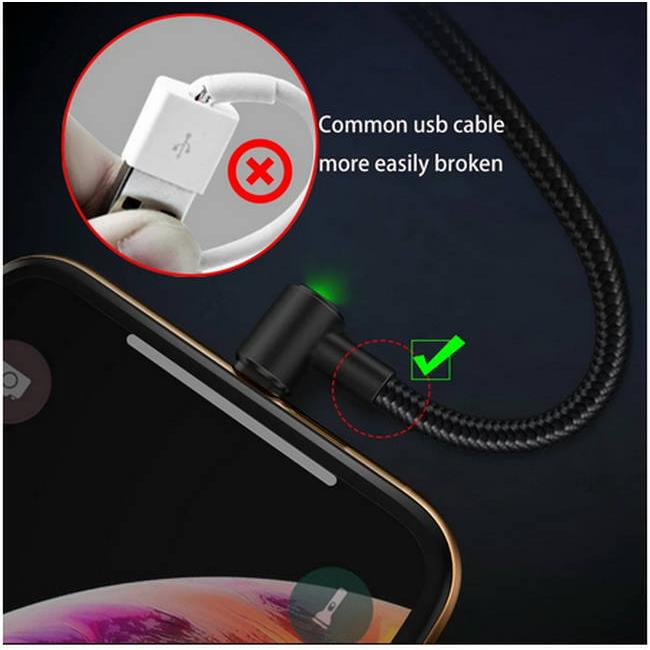 iPhone ライトニングケーブル 50cm LED L字 リバーシブルUSB iPhone iPad対応 高速充電ケーブル (Mcdodo) PayPay :LED50cm-Mcdodo ...