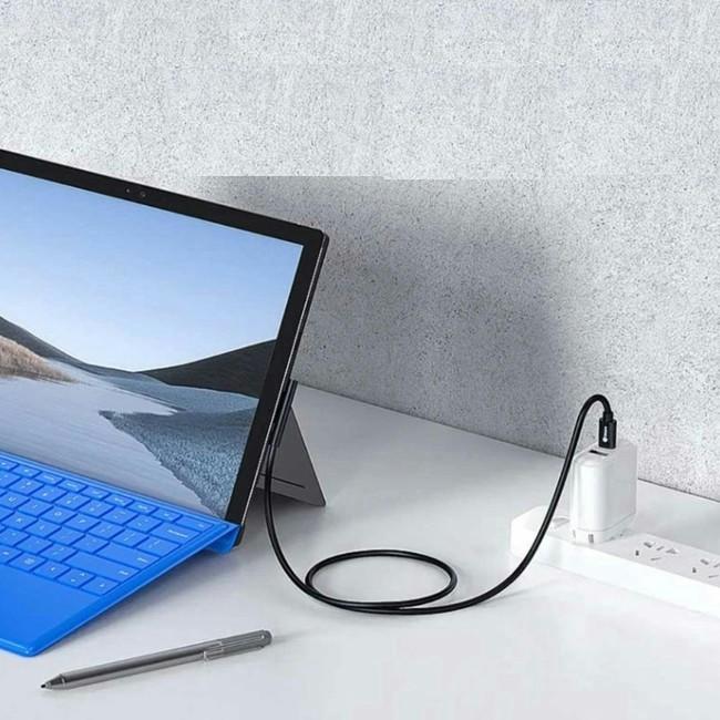 Microsoft Surface pro 7 / 6 5 3 4 用 充電ケーブル 1.5m 磁気 Microsoft Surface pro 7 / 6 5 3 4 用 充電ケーブル 1.5m 磁気