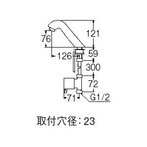 SANEI（水栓金具） 【EY501-13】 《KJK》 三栄水栓 SANEI 自動水栓 ωα0 : KJK - 通販 - Yahoo!ショッピング