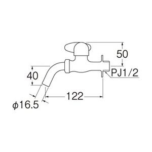 SANEI（水栓金具） 【JY125-13】 《KJK》 三栄水栓 SANEI ミニセラ万能ホーム水栓 ωα0 : KJK - 通販 - Yahoo!ショッピング