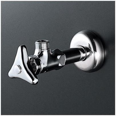 KVK 【K6W-P2】 《KJK》 アングル形止水栓（銅パイプ・固定こま） 水抜き付 ωζ0 : KJK - 通販 - Yahoo!ショッピング