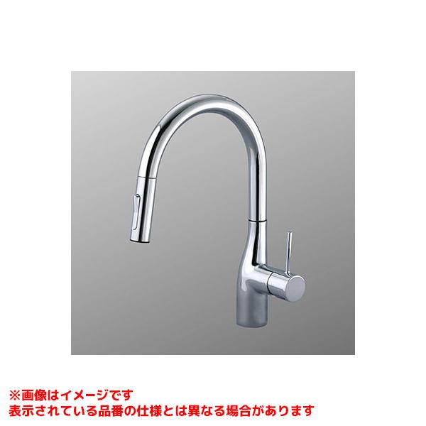 KVK 【KM6061ECHS】 《KJK》 シングルシャワー付混合栓（eレバー）撥水 ωζ0 : KJK - 通販 - Yahoo!ショッピング