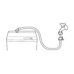 SANEI（水栓金具） 【PT17-1-2】 《KJK》 三栄水栓 SANEI 自動洗濯機給水ホース ωα0 : KJK - 通販 - Yahoo!ショッピング