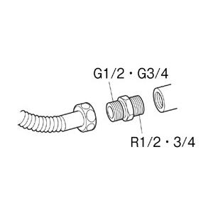 SANEI（水栓金具） 【PT20-20】 《KJK》 三栄水栓 SANEI ベンリーカンニップル ωα0 : KJK - 通販 - Yahoo!ショッピング