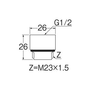 SANEI（水栓金具） 【PT250-9】 《KJK》 三栄水栓 SANEI シャワーヘッドアダプター ωα0 : KJK - 通販 - Yahoo!ショッピング