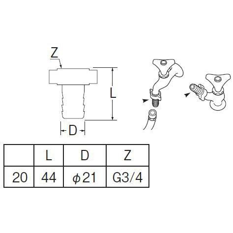【PT30A-20】 《KJK》 三栄水栓 SANEI ホースカラン先 ωα0 :pt30a-20:KJK - 通販 - Yahoo!ショッピング
