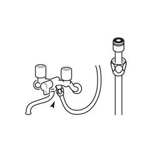 SANEI（水栓金具） 【PU86TF-2】 《KJK》 三栄水栓 SANEI ホース金具 ωα0 : KJK - 通販 - Yahoo!ショッピング