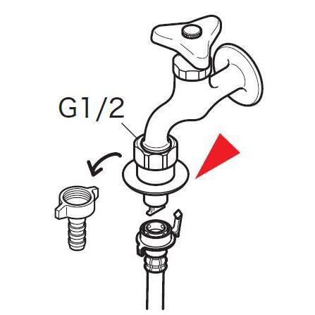 KVK 【PZ789】 《KJK》 緊急止水機能付ノズル（G1/2） ωζ0 : KJK - 通販 - Yahoo!ショッピング