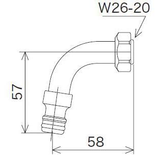 KVK 【PZ88】 《KJK》 屋外ホース用接続ノズル ωζ0 : KJK - 通販 - Yahoo!ショッピング