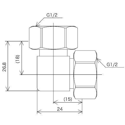 KVK 【ZS507】 《KJK》 両ナットエルボ（短） ωζ0 : KJK - 通販 - Yahoo!ショッピング