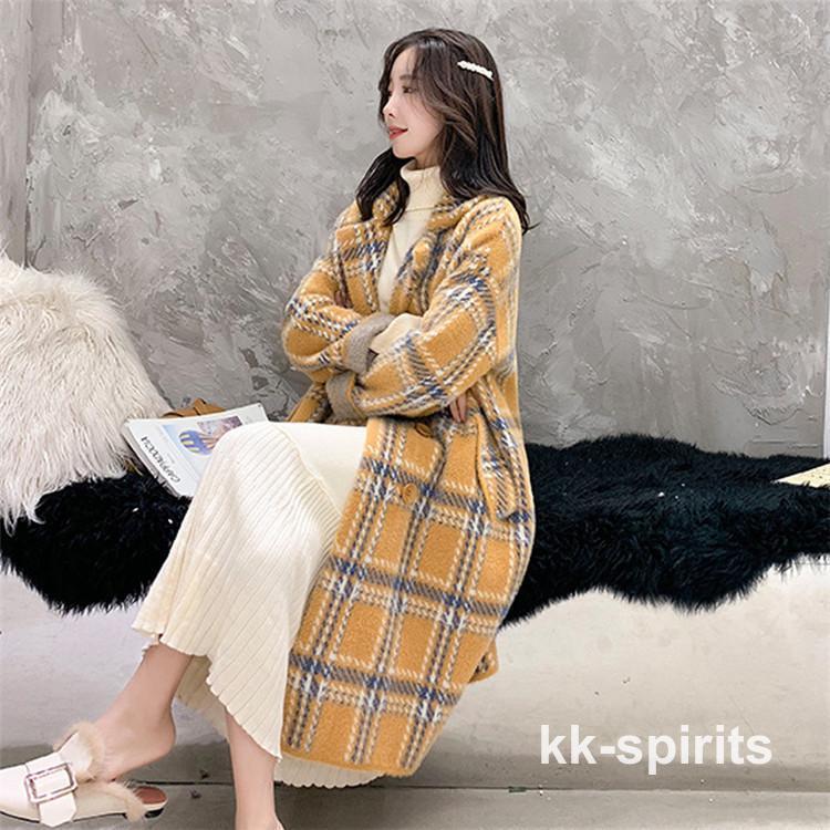 ベルベットジャケット レディースミドル丈 韓国風 ルーズチェック柄コート 秋冬 新作 冬 レディースファッション アウター : pal-0921-wait637 : kk-spirits ...