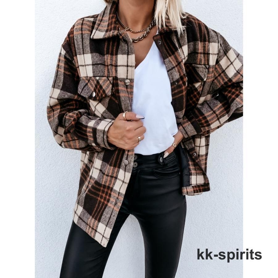 長袖シャツ シャツジャケット レディース 女性 チェック柄 前 長袖シャツ シャツジャケット レディース 女性 チェック柄 前