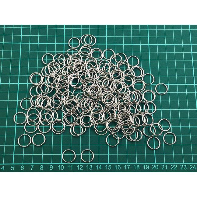 丸カン シルバー 14mm 200個 大きめ マルカン チャーム 丸 リング ピアス イヤリング 金具 （AP0588） : ap0588 ...