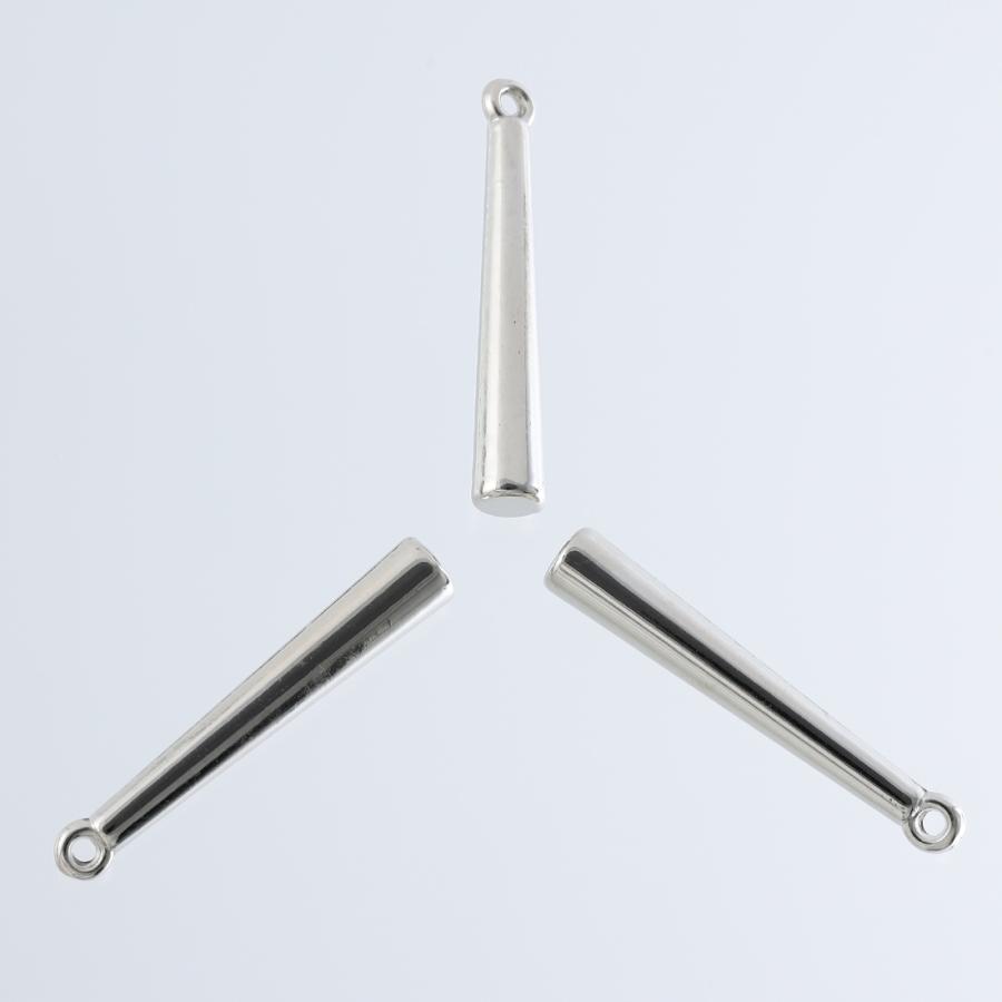 チャーム パーツ シルバー アンティーク スティック 40個 カン付 プラ製 アクセサリートップ 手芸 AP2309 : ファイニエ - 通販 ...