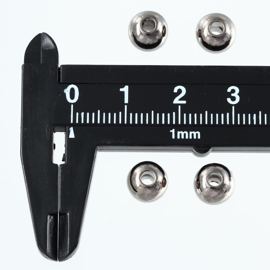 ビーズ 8mm 丸 ガンメタリック プラ製 200個 両穴有 軽い CCBプラスチック アクセサリー パーツ AP2379 : ファイニエ ...