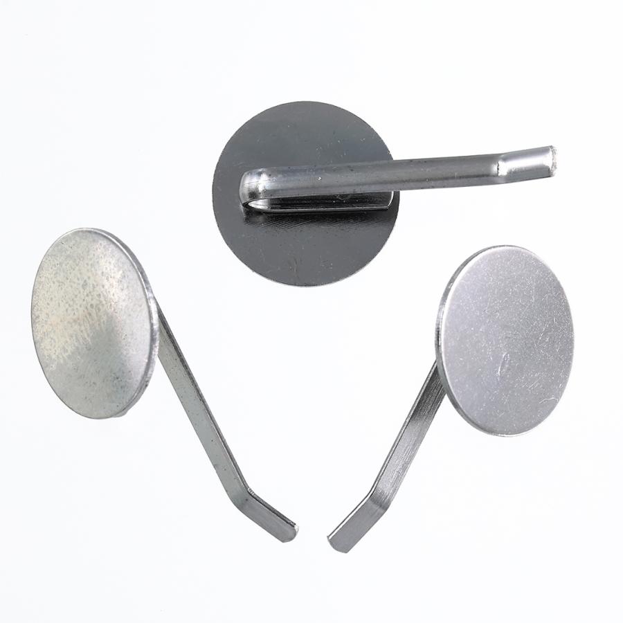 ポニーフック パーツ 丸皿 18mm 台座付き 差し込み式 30個 ガンメタリック ピン ヘアアクセサリー 金具 AP2495 : ファイニエ ...