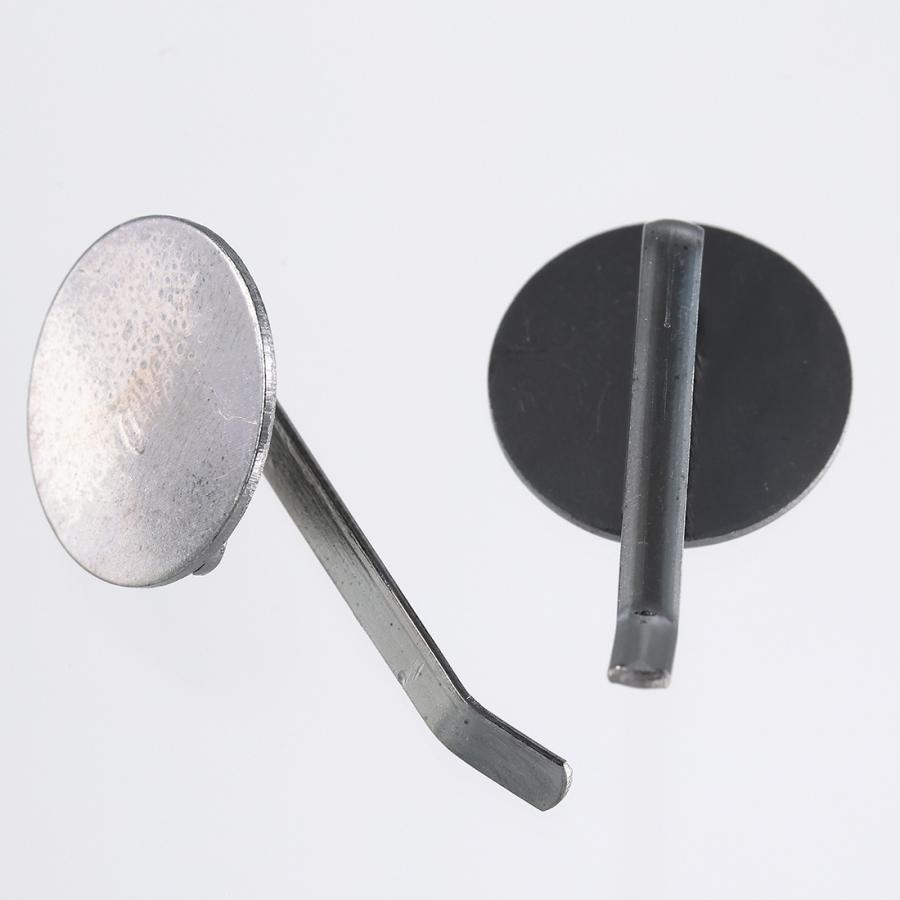 ポニーフック パーツ 丸皿 18mm 台座付き 差し込み式 30個 ガンメタリック ピン ヘアアクセサリー 金具 AP2495 : ファイニエ ...