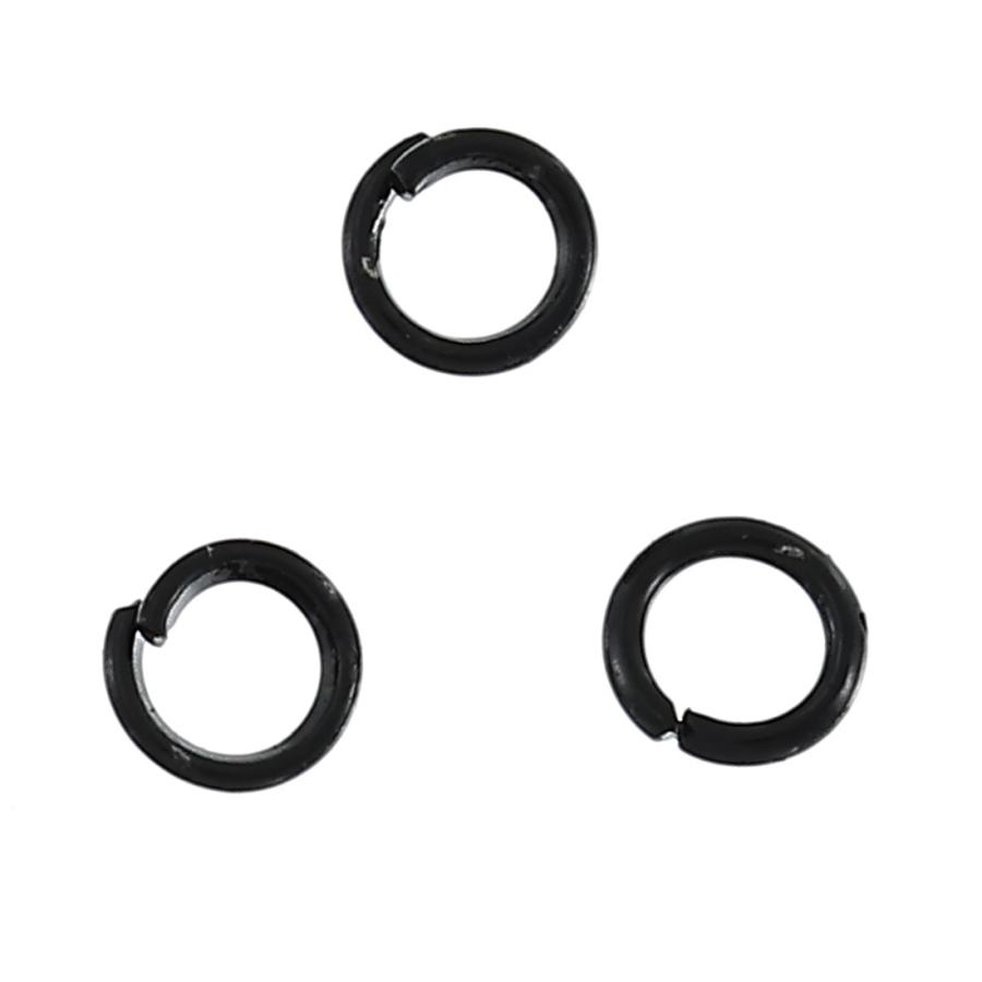 丸カン 3mm 黒 1000個 ブラック 小さめ マルカン 金具 キーホルダー ストラップ アクセサリー パーツ ハンドメイド 手芸 ...