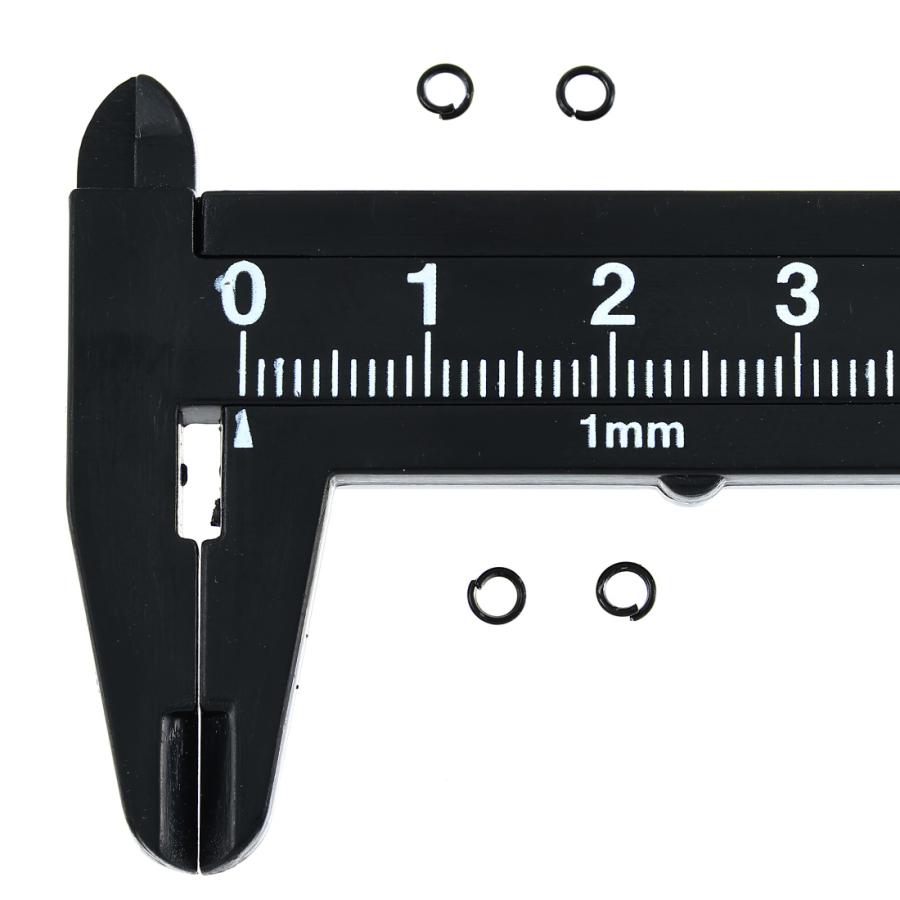 丸カン 3mm 黒 1000個 ブラック 小さめ マルカン 金具 キーホルダー ストラップ アクセサリー パーツ ハンドメイド 手芸 ...