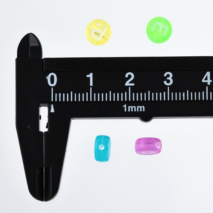 アルファベット ビーズ 丸 カラフル ミックス 透け感有 7mm 500個 セット アクセサリー パーツ AP2645 : ファイニエ ...