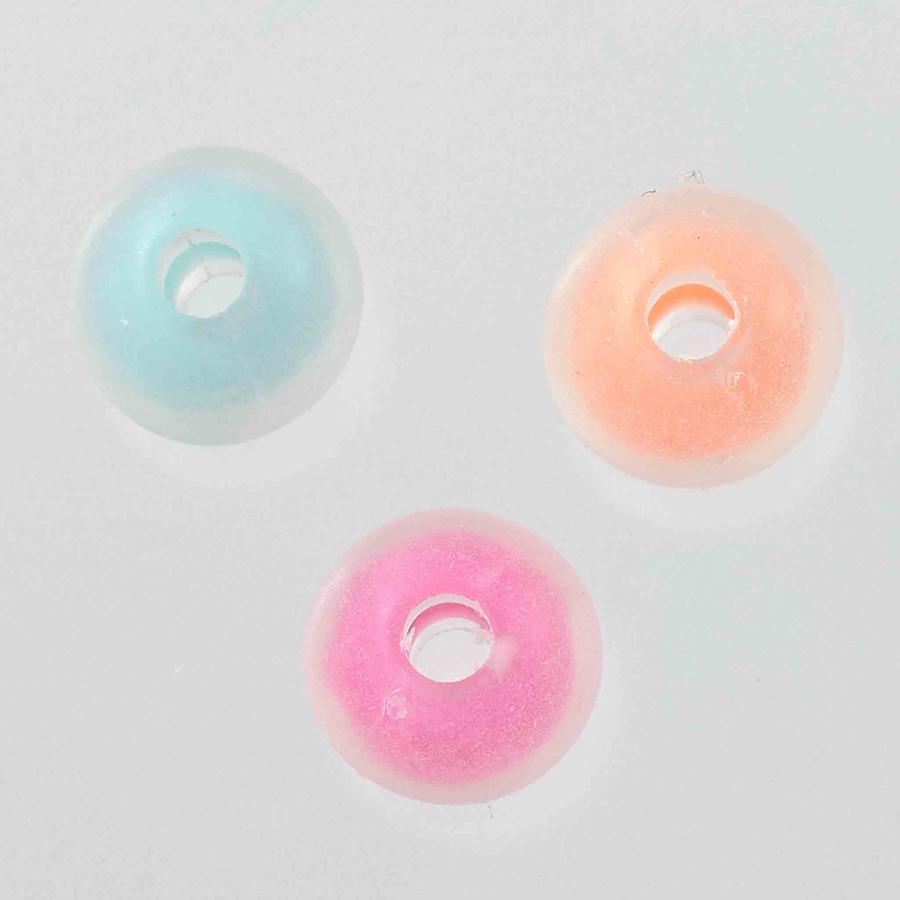 ビーズ 8mm 丸 ミックス 500個 艶消し 穴あり 手芸 アクセサリー ハンドメイド パーツ BD3021 : bd3021 : ファイ ...