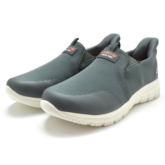 LARKINS 【送料無料(北海道、沖縄除く)】 ラーキンス L-204 ハンズフリー スリッポンスニーカー 軽量 防水 立ったまま履ける靴 メンズ 靴 ブラック Dグレー : シューズ ...