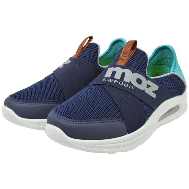 moz 【送料無料(北海道、沖縄除く)】 モズ 5221 メンズスニーカー スリッポンシューズ 2WAY かかとが踏める 踵が踏める エアソール 紳士 靴 ブラック ネイビー : シューズ ...