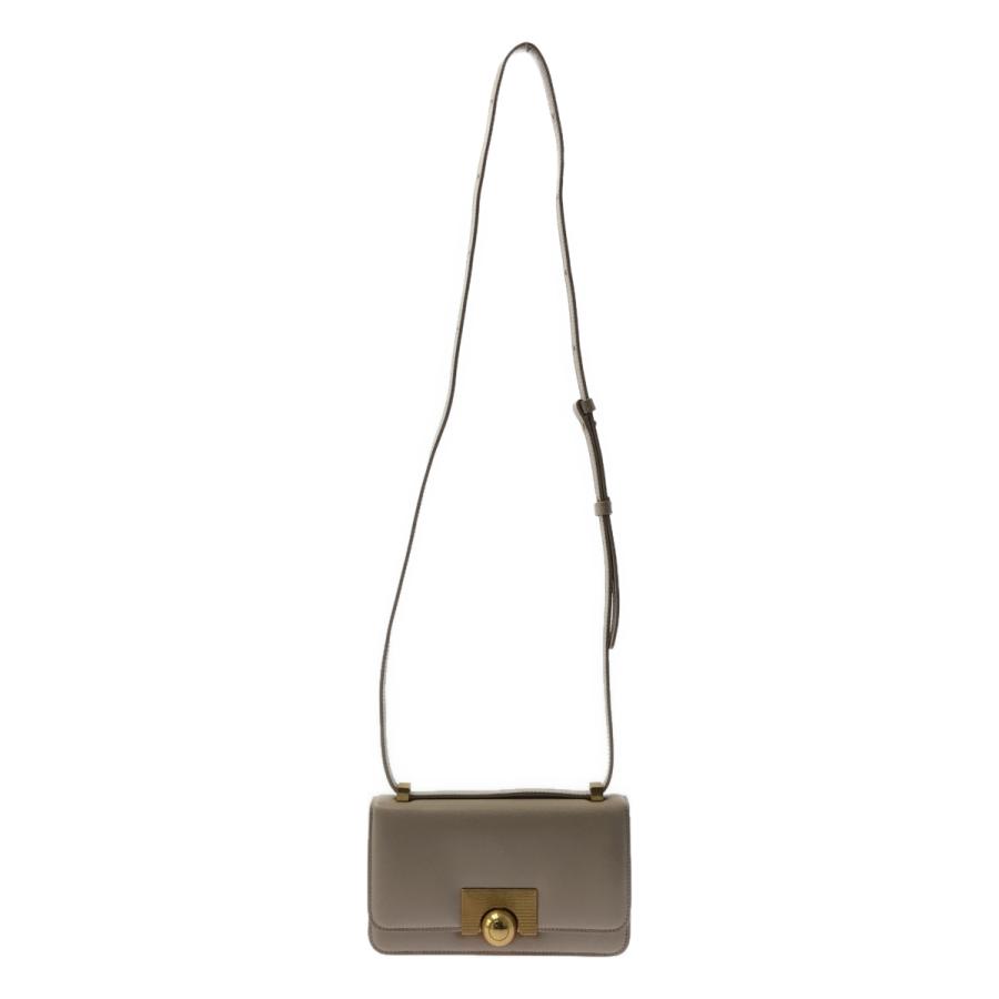 【中古】ボッテガヴェネタ BOTTEGA VENETA ミニ ザ クラシック ショルダーバッグ レザー ベージュ レディース BOTTEGA VENETA（ボッテガ・ヴェネタ） | ミニ ザ クラシック バッグ