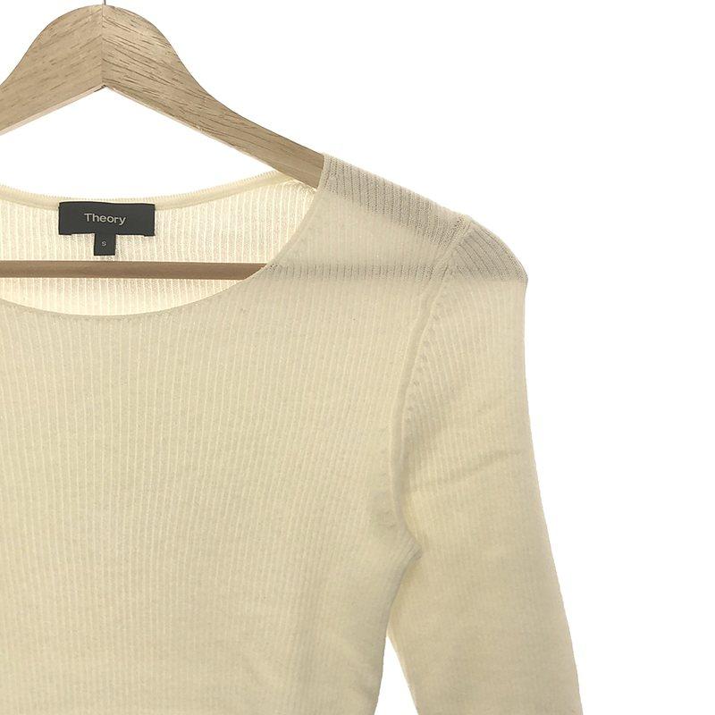 theory / セオリー | CASHCOTTON SHRNKN STRIPE PO2 ニット | S | ホワイト | レディース : 5lrpkwfbdygk : KLD ヤフー ...