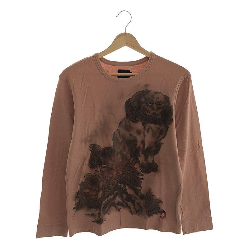 AUSTERE JAPAN KOROMO / オスティアジャパン衣 | クルーネック プリントカットソー S ピンク系 メンズ : KLD ...