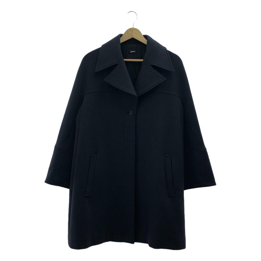 JIL SANDER NAVY / ジルサンダーネイビー | ウール混 チェスターコート 34 ネイビー レディース : KLD ヤフーショッピング店 - 通販 - Yahoo!ショッピング