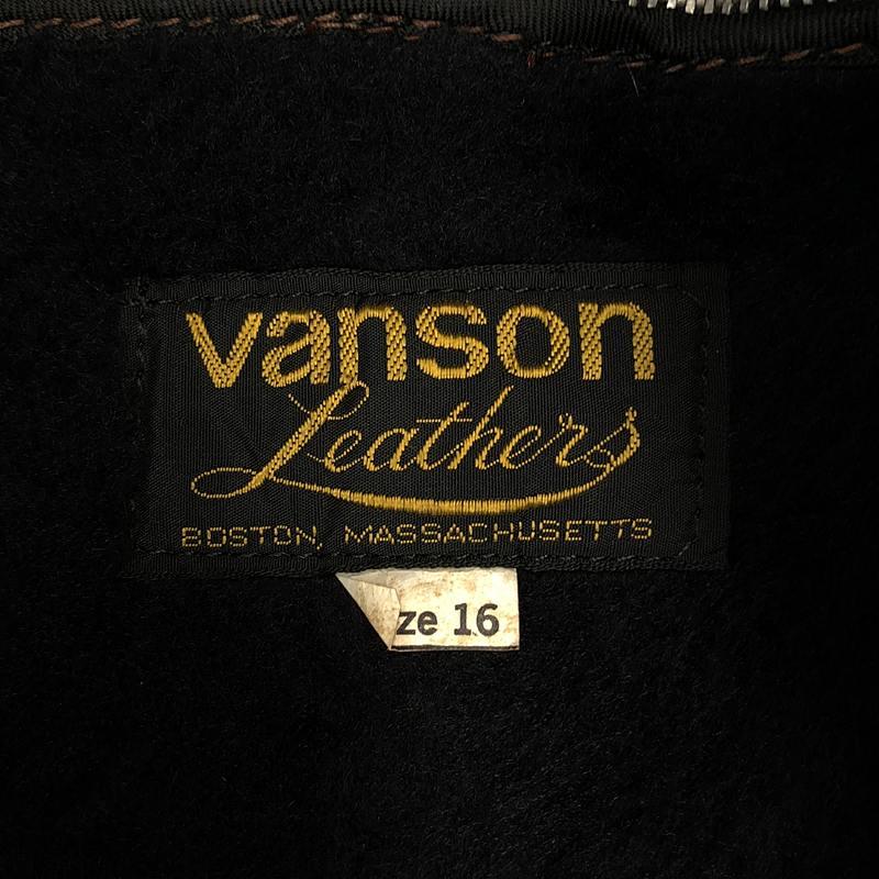 VANSON / バンソン | 70s〜80s ヴィンテージ 黒タグ ライナー VANSON / バンソン | 70s〜80s ヴィンテージ 黒タグ ライナー