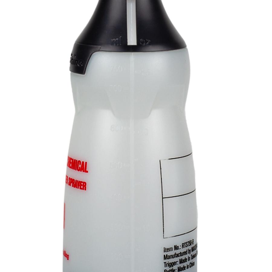 Maxshine Heavy Duty Chemical Resistant Trigger Sprayer 耐ケミカル希釈ボトル 750ml ...